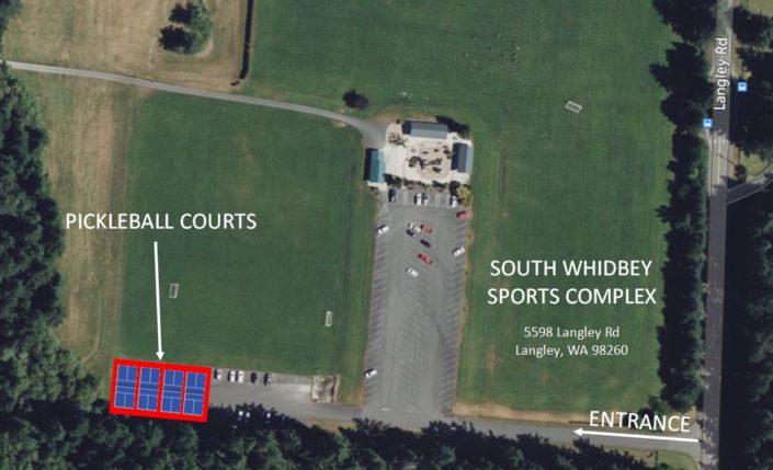 Outdoor Pickleball Map - South Whidbey Parks and Recreation Department