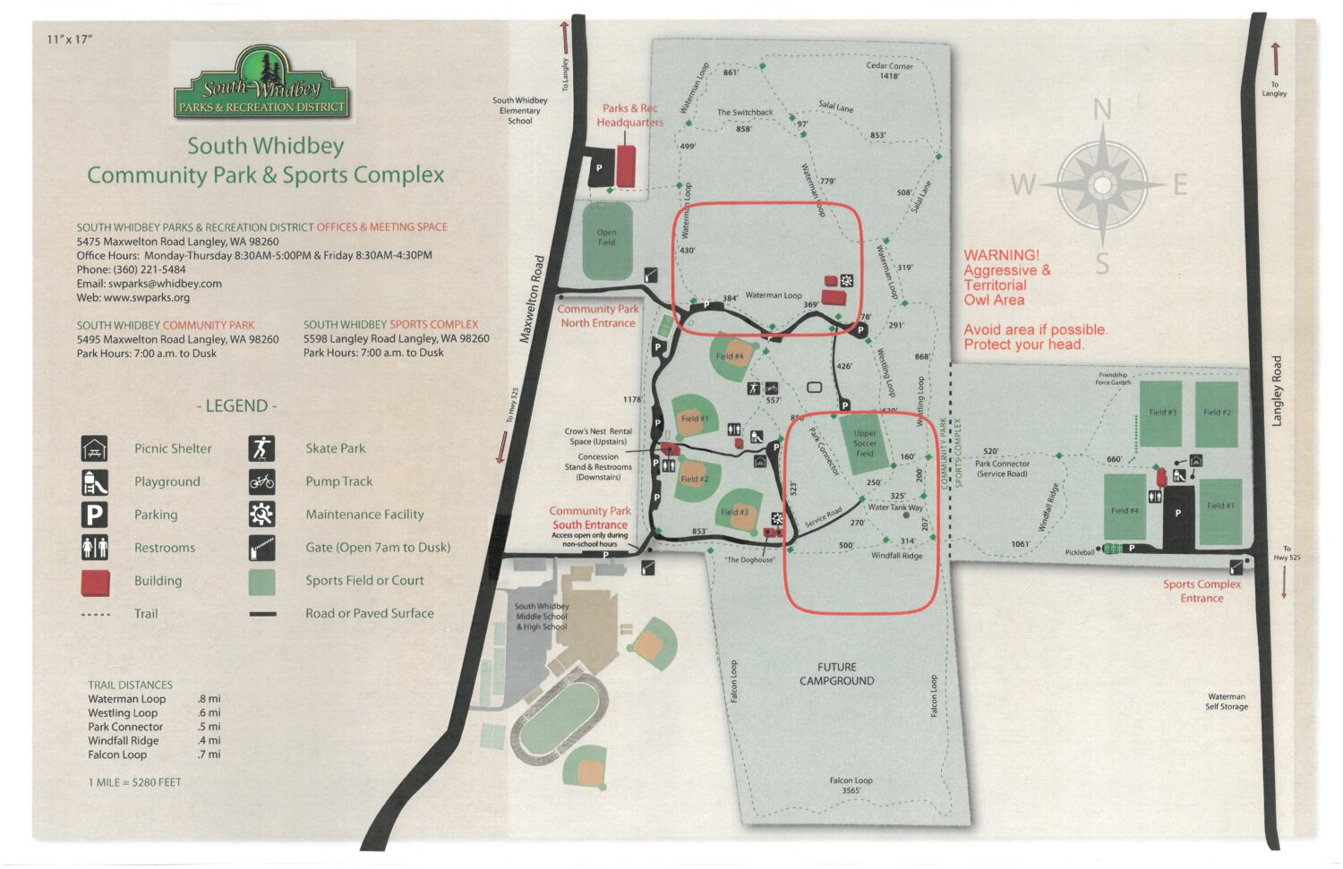 MAP – South Whidbey Parks and Recreation Department