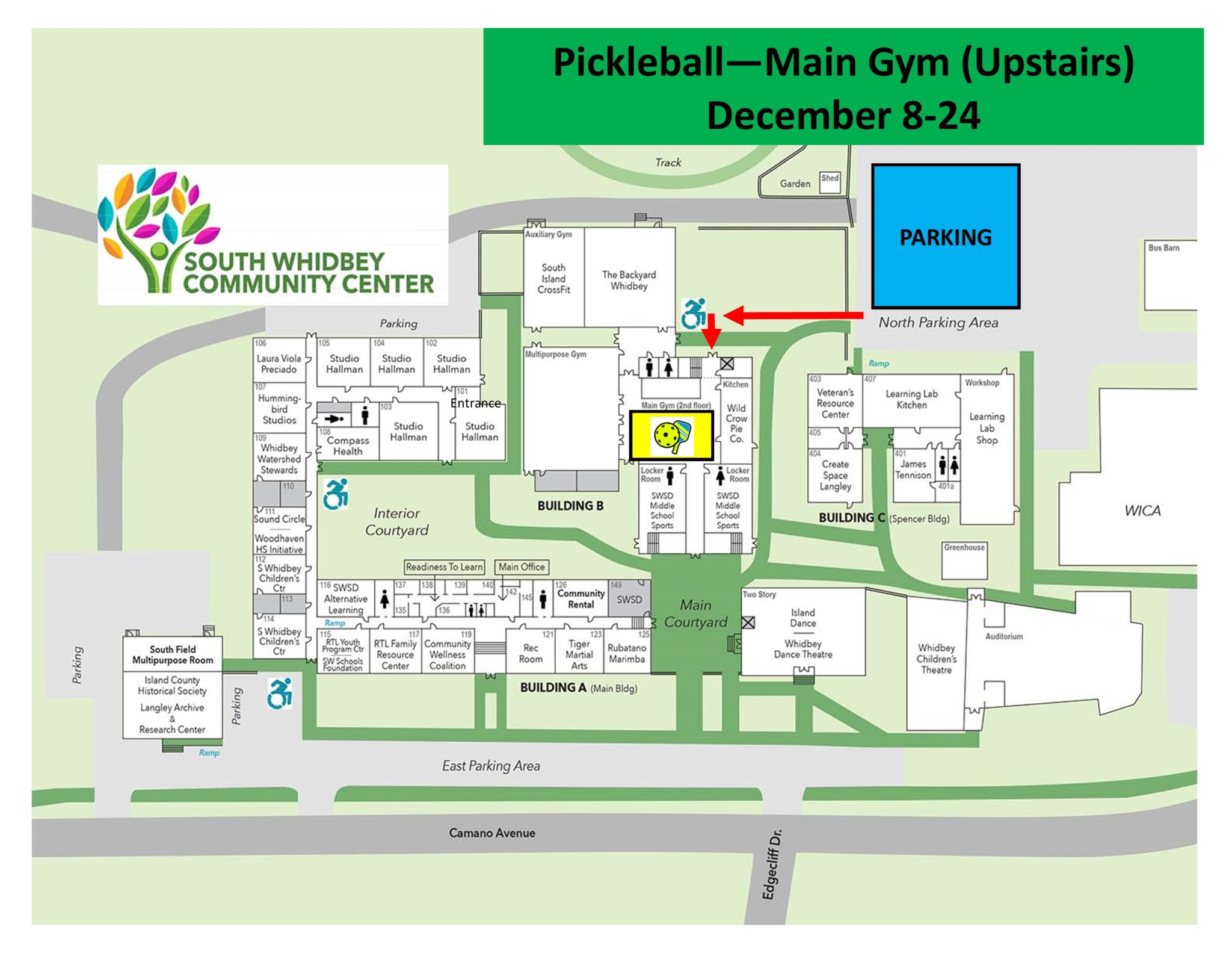 Main Gym Map – South Whidbey Parks and Recreation Department