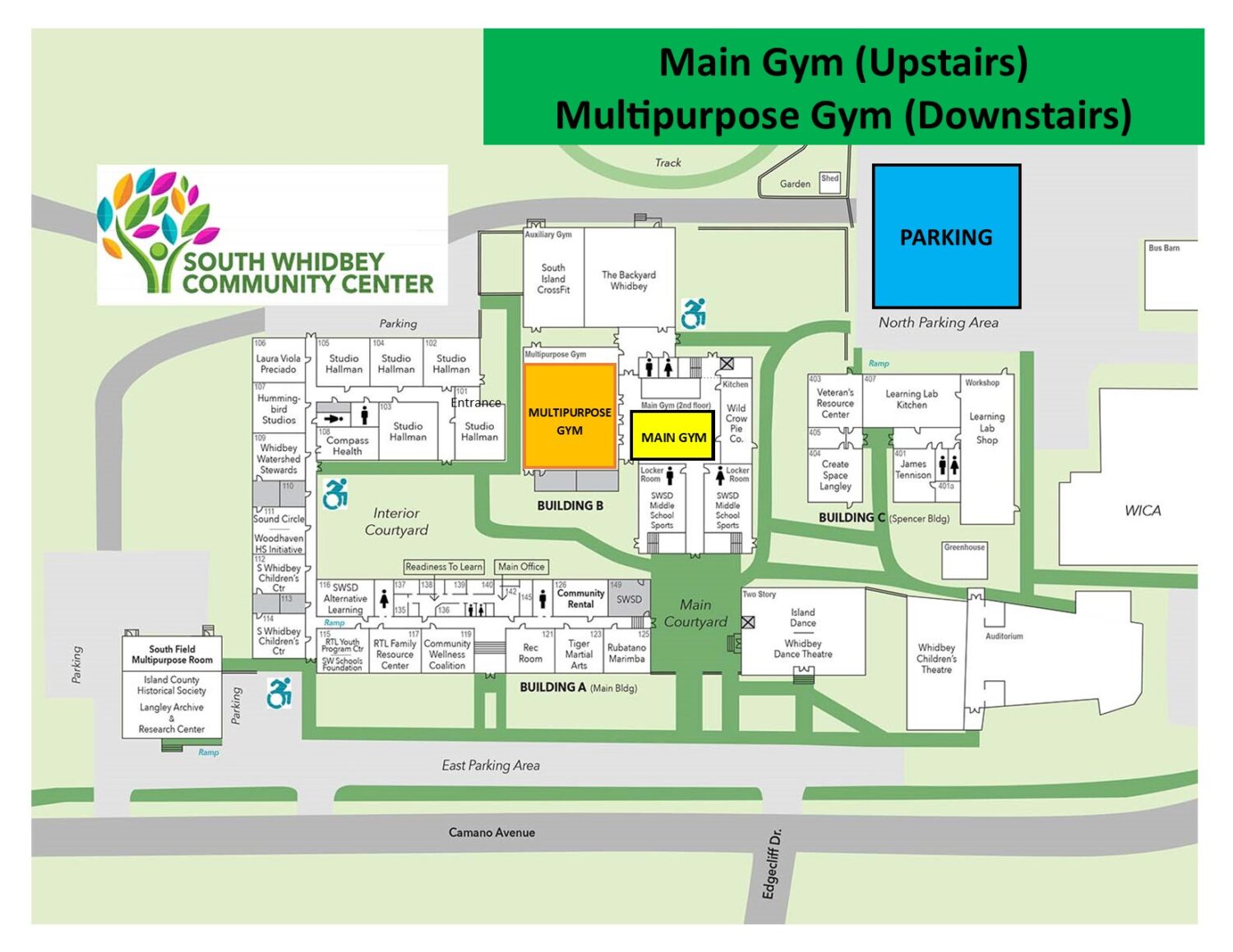 Main Gym Map – South Whidbey Parks and Recreation Department
